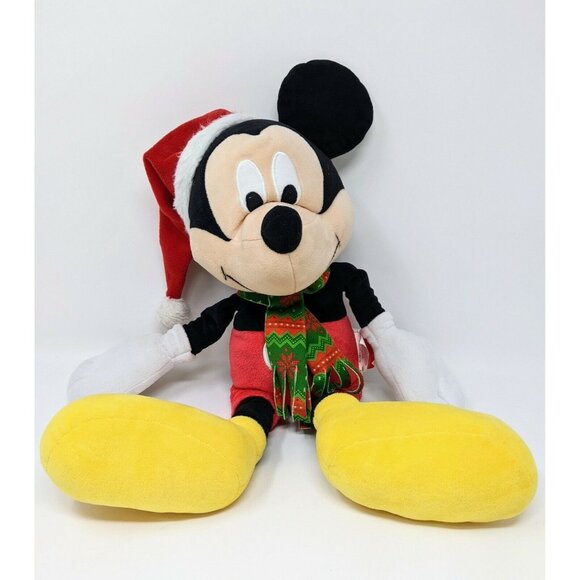 Disney | Toys | Disney Christmas Elf Mickey Mouse Plush Doll 8 209 ...